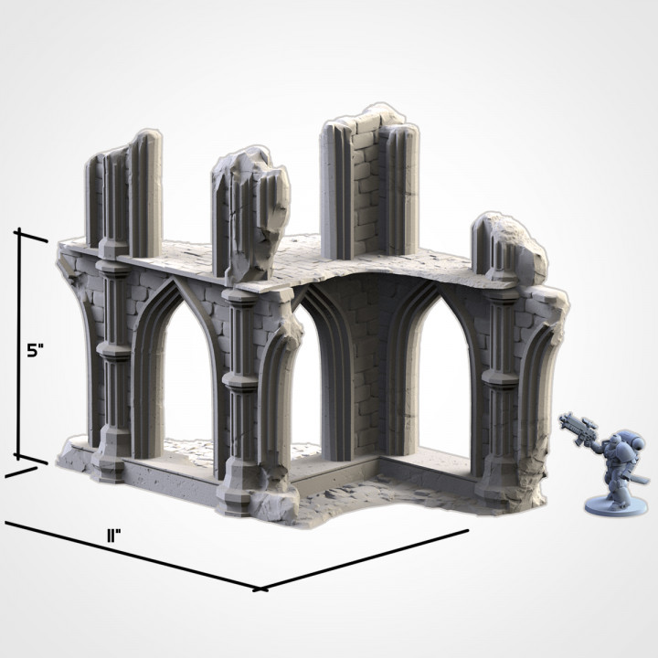 3D Printable TEMPLE RUINS by Txarli Factory