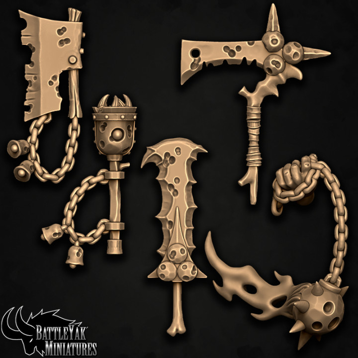 3D Printable Plagueheart Terrain & Customization Set by Battle Yak ...