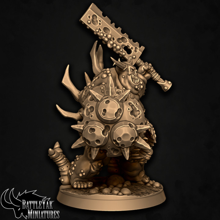 3D Printable Plagueheart Defiler D by Battle Yak Miniatures