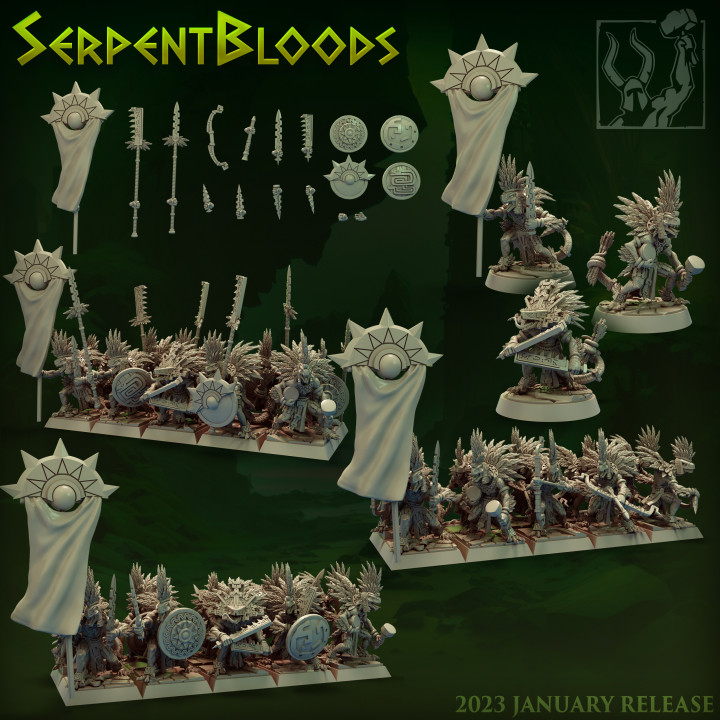 3D Printable Titan Forge Miniatures - 2023 - January - Serpentbloods by ...