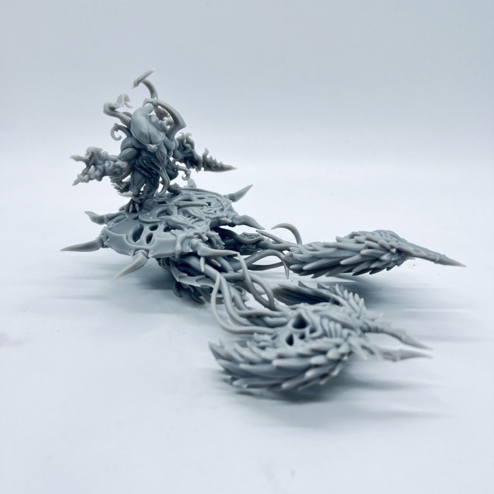 3D Print of Demons - Arcane Caster on Chariot by DenofImagination