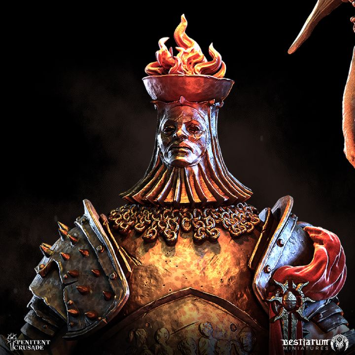 3D Printable The Iron Maiden | Penitent Crusade | Paladin by Bestiarum ...