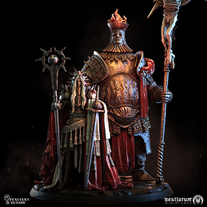 3D Printable The Iron Maiden | Penitent Crusade | Paladin by Bestiarum ...