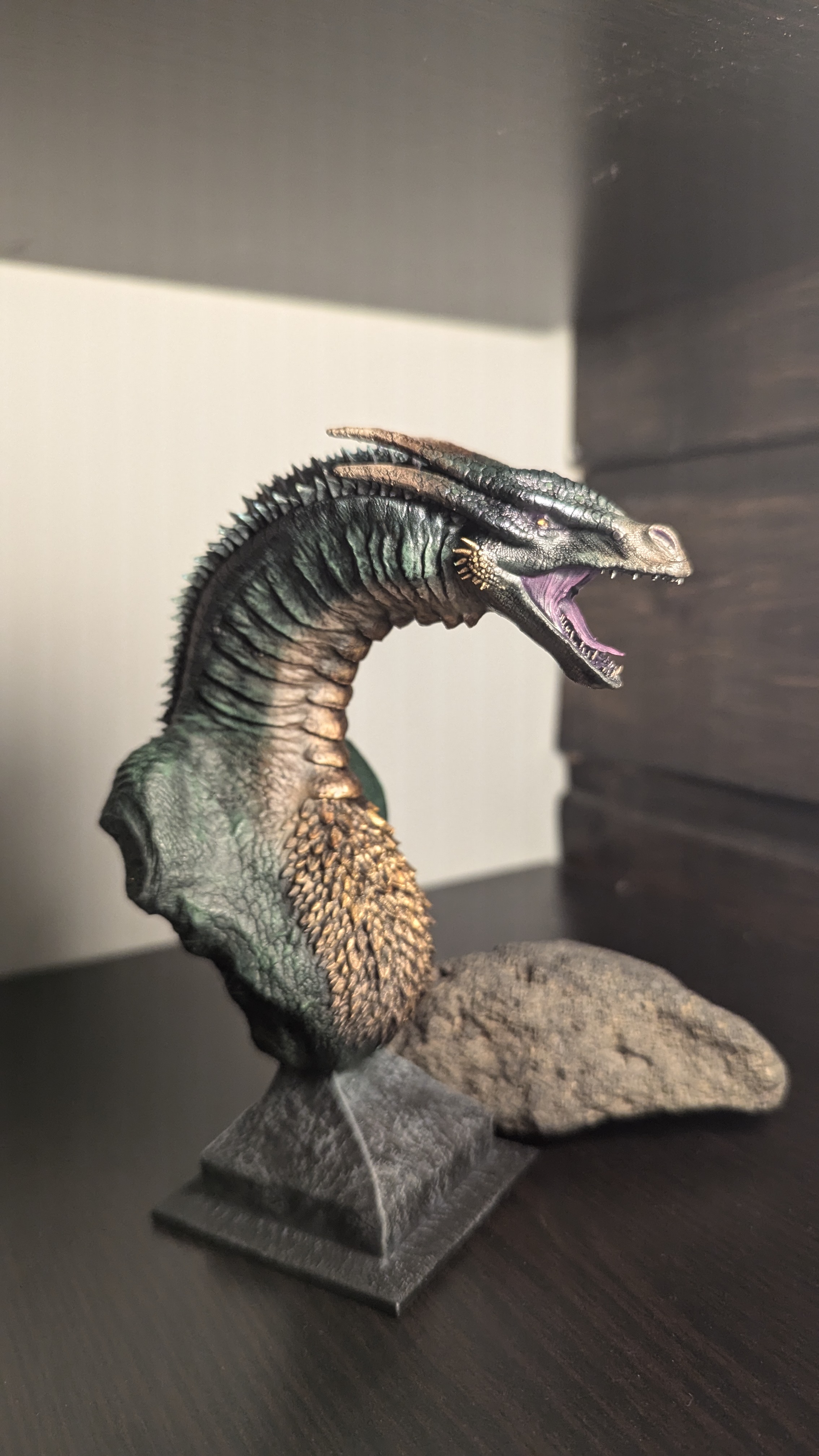 3D Printable Syrax dragon bust fan art - pre supported - FREE model by ...