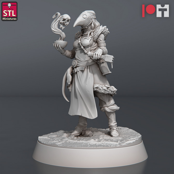 3D Printable Toxic Vendors Set by STL Miniatures