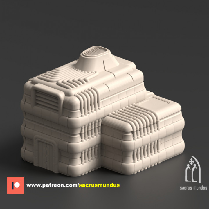 3D Printable CS379. Boroll Lair. Scifi / Alien/ Giger /. Terrain and ...