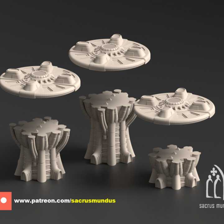 3D Printable CS379. Boroll Lair. Scifi / Alien/ Giger /. Terrain and ...