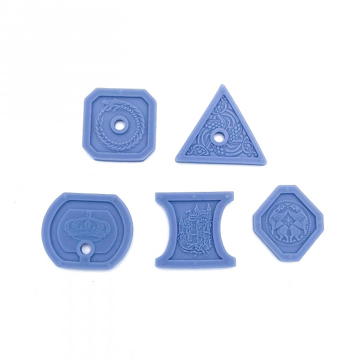 3D Printable 5e Fantasy Coins by Custom Miniature Maker