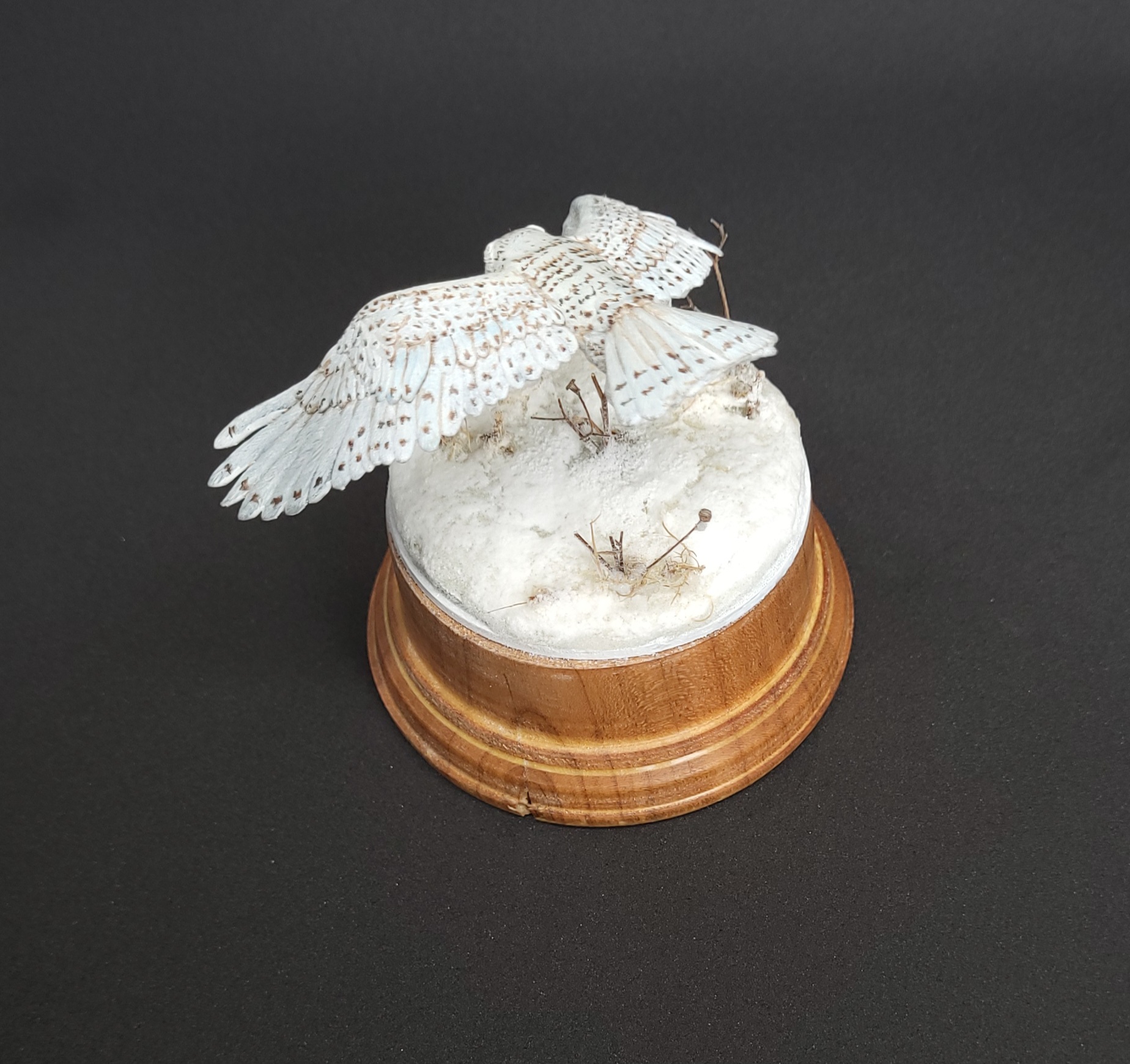 3D Printable Snowy Owl by Animal Den Miniatures