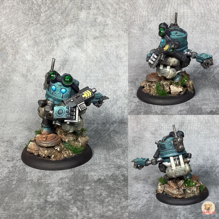 3D Printable WARPOD Rigger 'Aeroboot' Drop Squad by Flytrap Digital