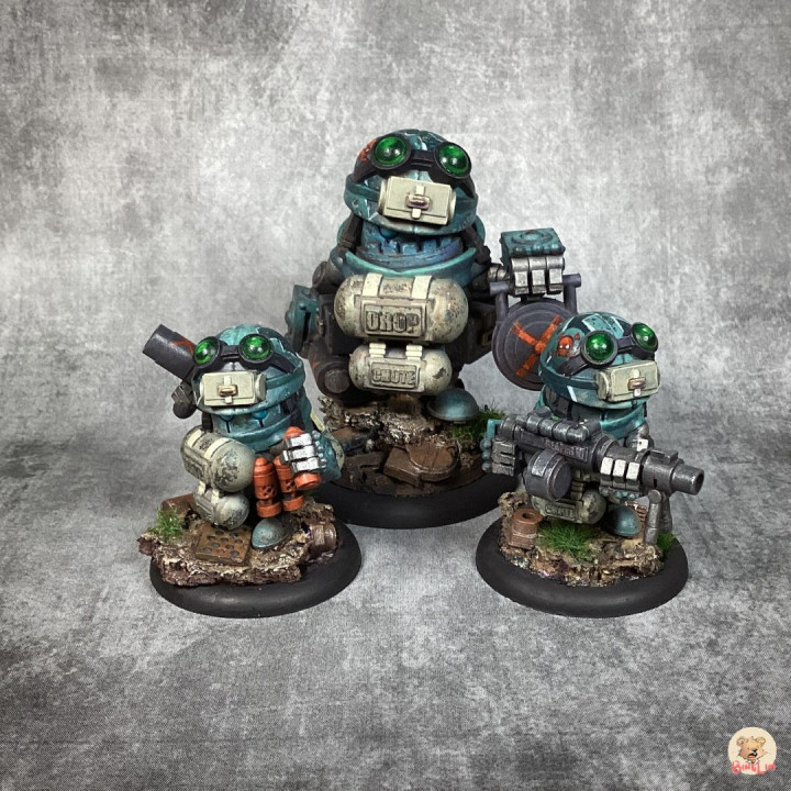 3D Printable WARPOD Rigger 'Aeroboot' Drop Squad by Flytrap Digital