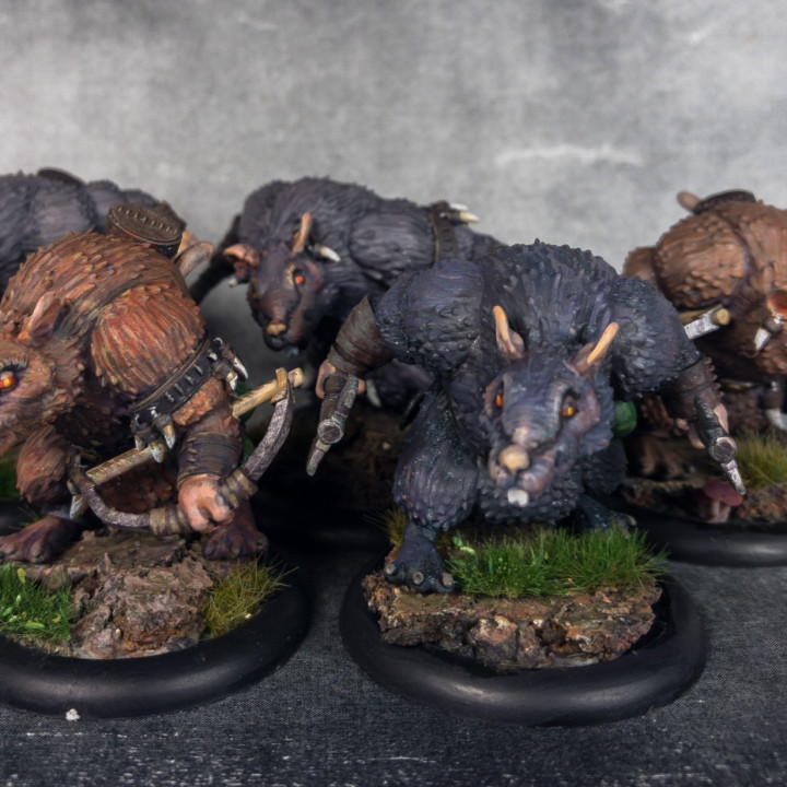 3D Printable NETHERWORLDS EDGE 'Rat Snatchers Of Borgal Hollow' by Flytrap Digital