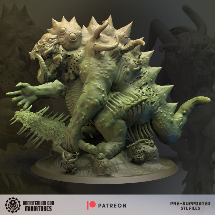 3D Printable Morbidus demon by Immaterium God Miniatures