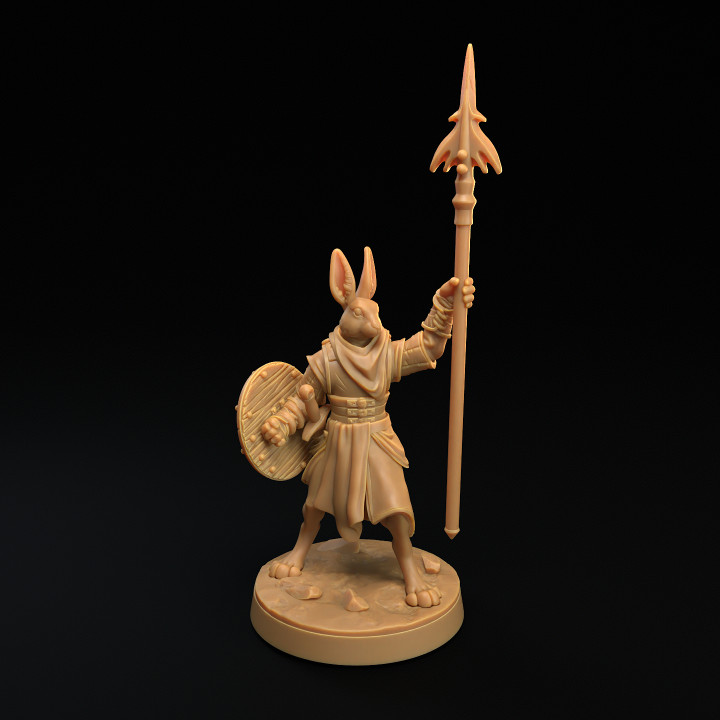 3D Printable Rabbitfolk | PRESUPPORTED | Revenge of the Farmomancer by ...