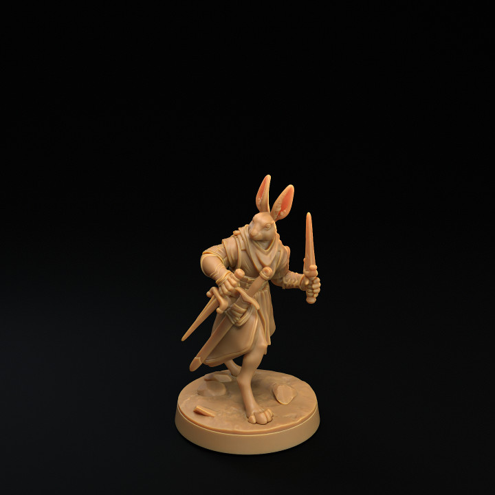 3D Printable Rabbitfolk | PRESUPPORTED | Revenge of the Farmomancer by ...