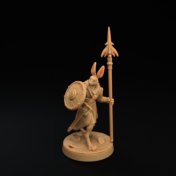 3D Printable Rabbitfolk | PRESUPPORTED | Revenge of the Farmomancer by ...