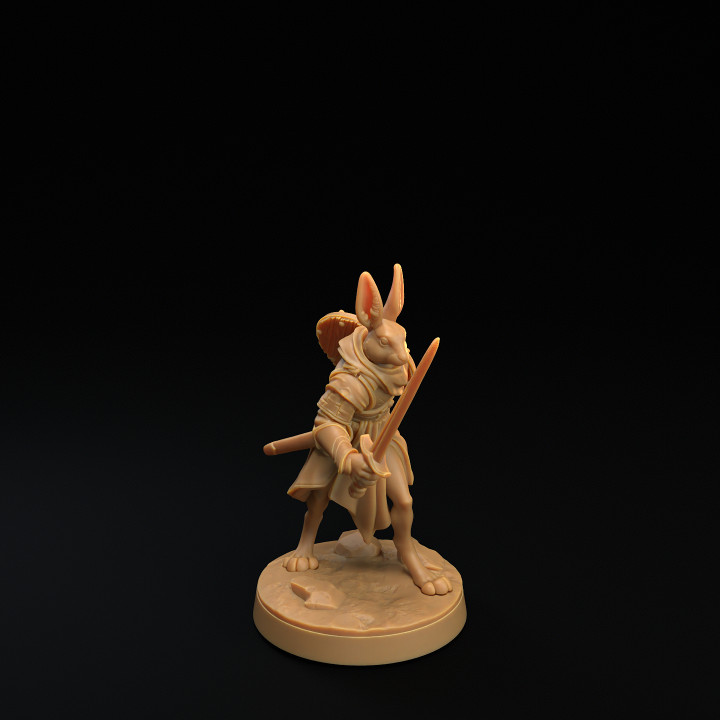 3D Printable Rabbitfolk | PRESUPPORTED | Revenge of the Farmomancer by ...