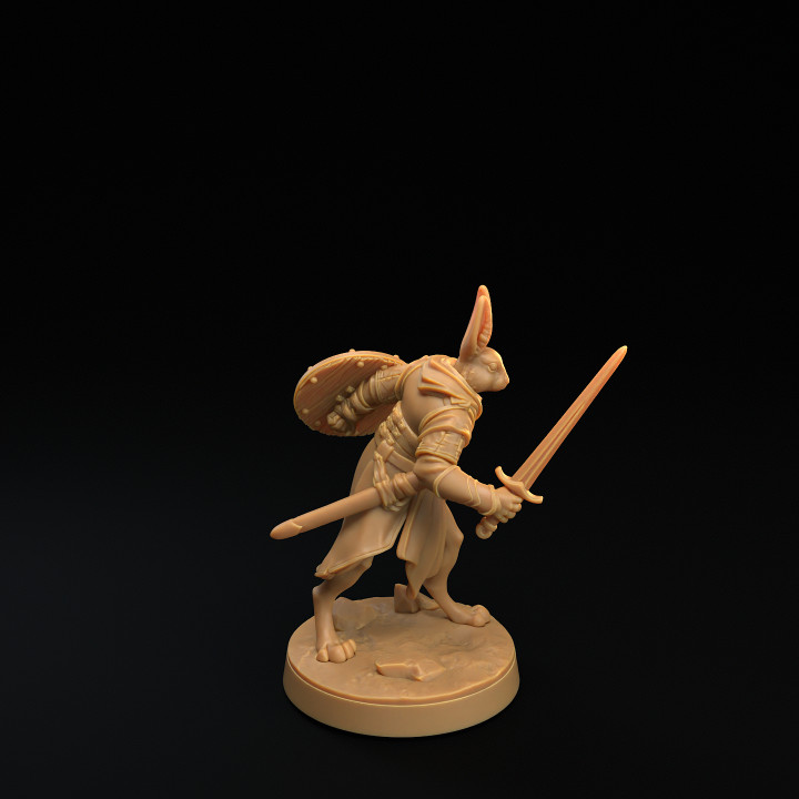 3D Printable Rabbitfolk | PRESUPPORTED | Revenge of the Farmomancer by ...