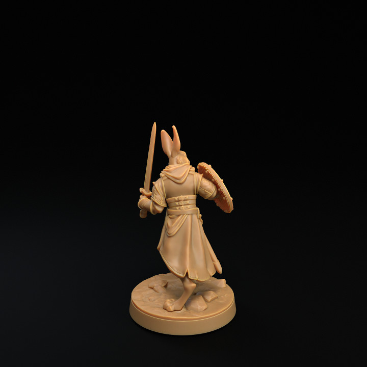 3D Printable Rabbitfolk | PRESUPPORTED | Revenge of the Farmomancer by ...