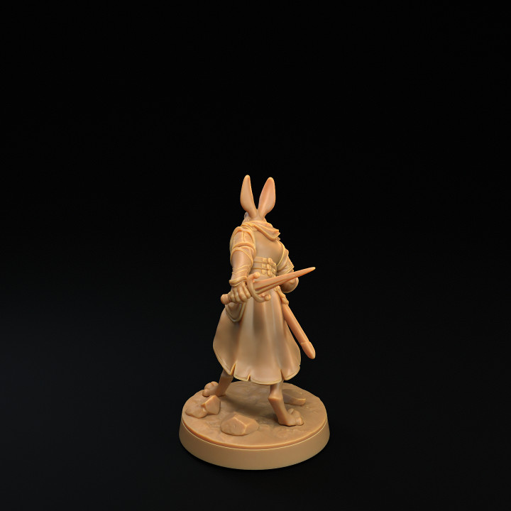 3D Printable Rabbitfolk | PRESUPPORTED | Revenge of the Farmomancer by ...