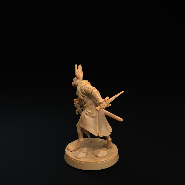 3D Printable Rabbitfolk | PRESUPPORTED | Revenge of the Farmomancer by ...