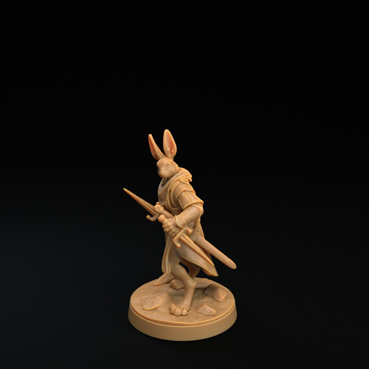 3D Printable Rabbitfolk | PRESUPPORTED | Revenge of the Farmomancer by ...