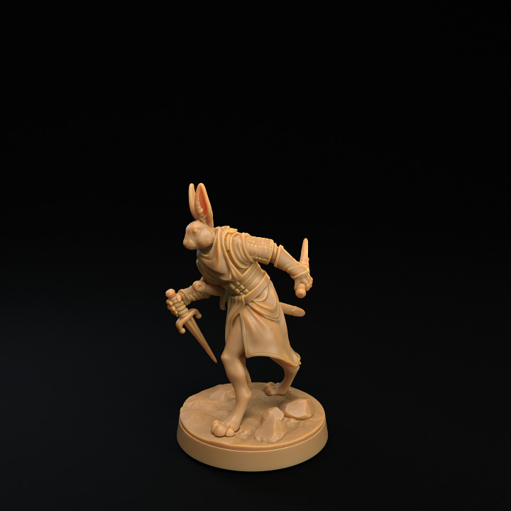 3D Printable Rabbitfolk | PRESUPPORTED | Revenge of the Farmomancer by ...