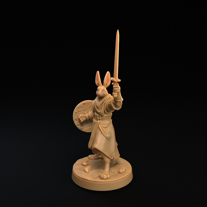 3D Printable Rabbitfolk | PRESUPPORTED | Revenge of the Farmomancer by ...