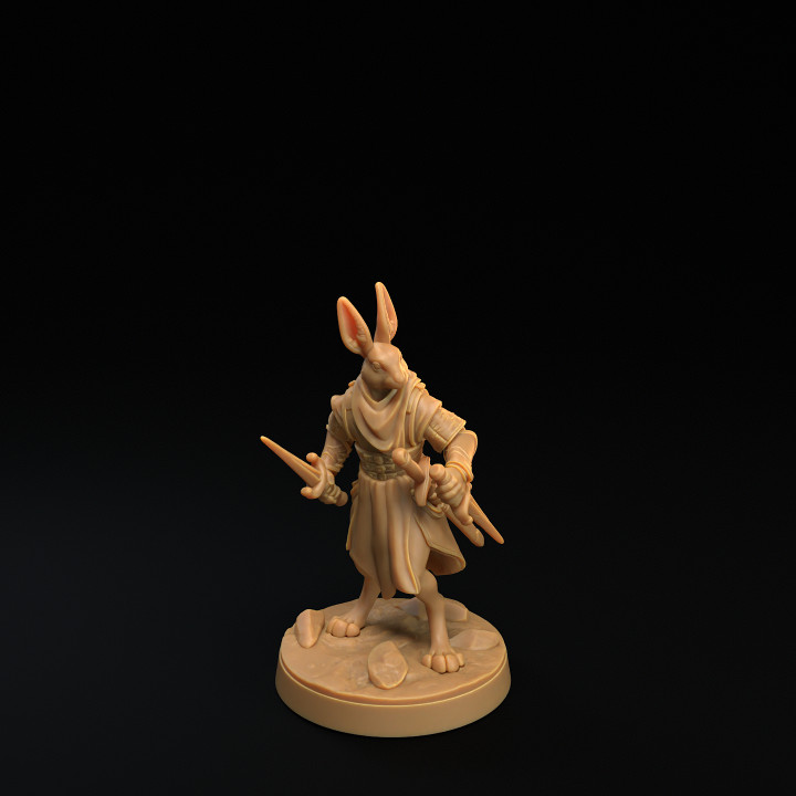 3D Printable Rabbitfolk | PRESUPPORTED | Revenge of the Farmomancer by ...