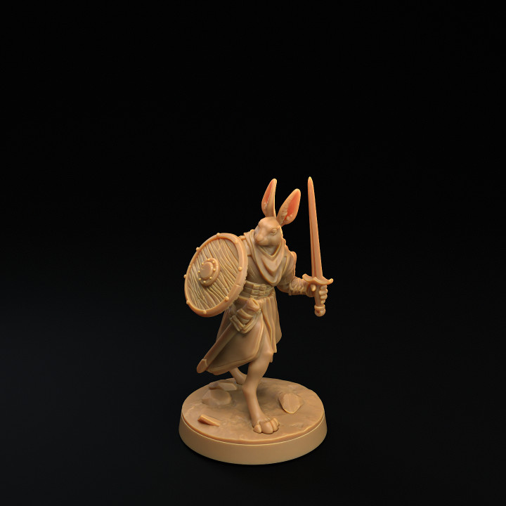 3D Printable Rabbitfolk | PRESUPPORTED | Revenge of the Farmomancer by ...