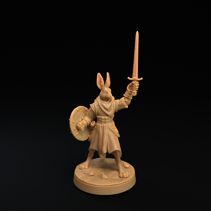 3D Printable Rabbitfolk | PRESUPPORTED | Revenge of the Farmomancer by ...