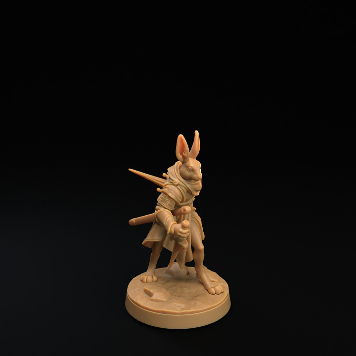 3D Printable Rabbitfolk | PRESUPPORTED | Revenge of the Farmomancer by ...