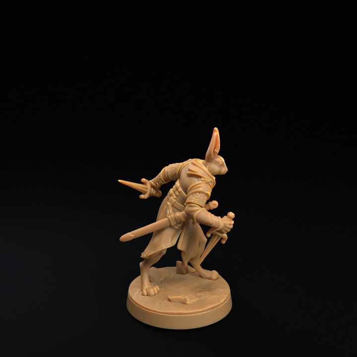 3D Printable Rabbitfolk | PRESUPPORTED | Revenge of the Farmomancer by ...