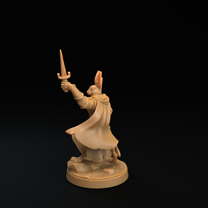 3D Printable Rabbit Heroes | PRESUPPORTED | Revenge of the Farmomancer ...