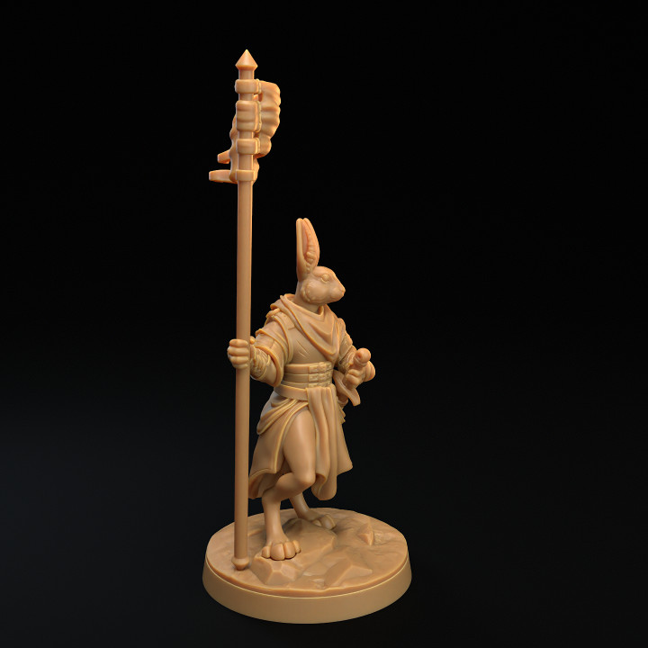 3D Printable Rabbit Heroes | PRESUPPORTED | Revenge of the Farmomancer ...
