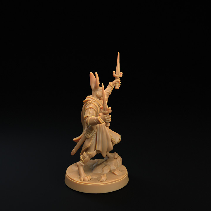 3D Printable Rabbit Heroes | PRESUPPORTED | Revenge of the Farmomancer ...