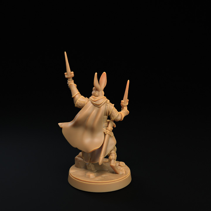 3D Printable Rabbit Heroes | PRESUPPORTED | Revenge of the Farmomancer ...