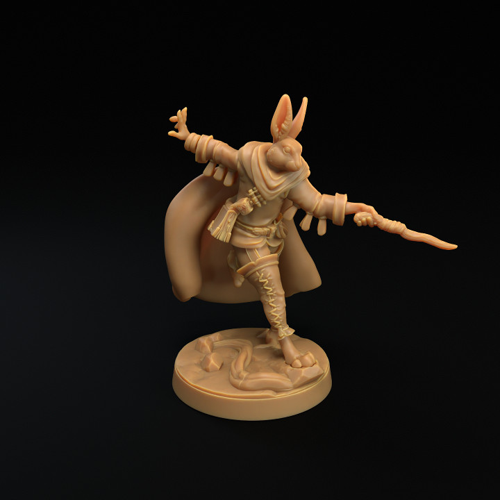 3D Printable Rabbit Heroes | PRESUPPORTED | Revenge of the Farmomancer ...