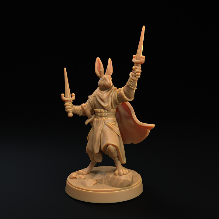 3D Printable Rabbit Heroes | PRESUPPORTED | Revenge of the Farmomancer ...