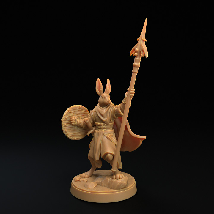 3D Printable Rabbit Heroes | PRESUPPORTED | Revenge of the Farmomancer ...