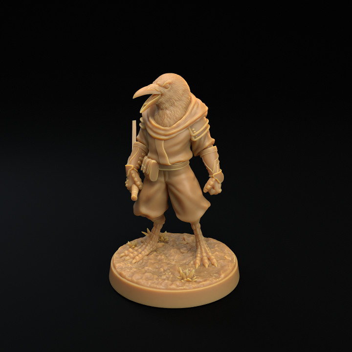 3D Printable Ravenfolk | PRESUPPORTED | Revenge of the Farmomancer by ...