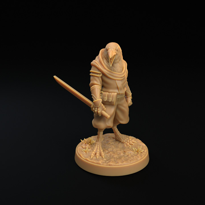3D Printable Ravenfolk | PRESUPPORTED | Revenge of the Farmomancer by ...
