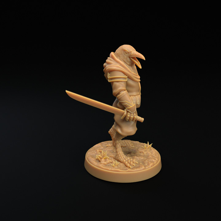 3D Printable Ravenfolk | PRESUPPORTED | Revenge of the Farmomancer by ...