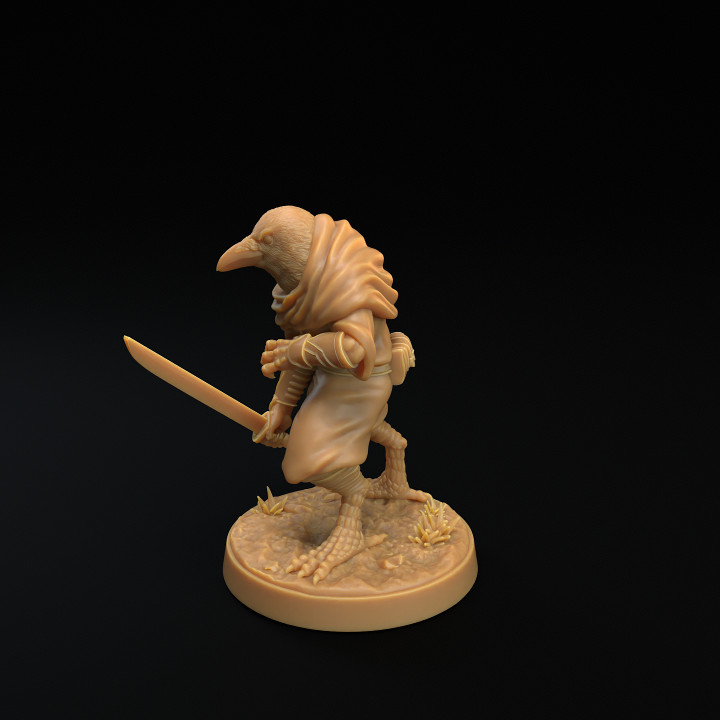 3D Printable Ravenfolk | PRESUPPORTED | Revenge of the Farmomancer by ...