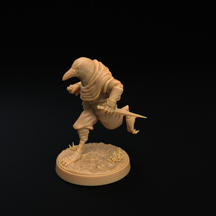 3D Printable Ravenfolk | PRESUPPORTED | Revenge of the Farmomancer by ...