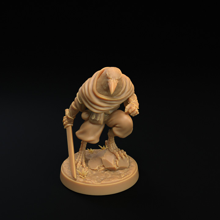 3D Printable Ravenfolk | PRESUPPORTED | Revenge of the Farmomancer by ...