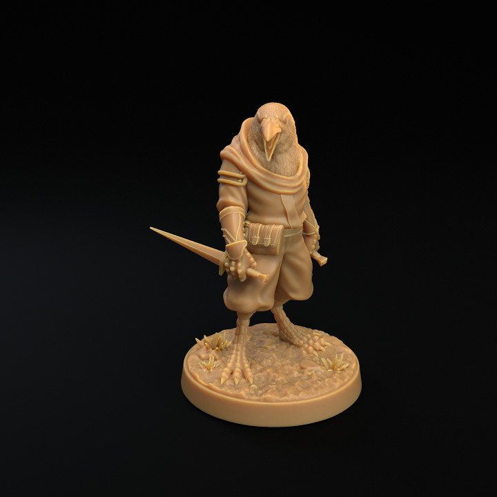 3D Printable Ravenfolk | PRESUPPORTED | Revenge of the Farmomancer by ...
