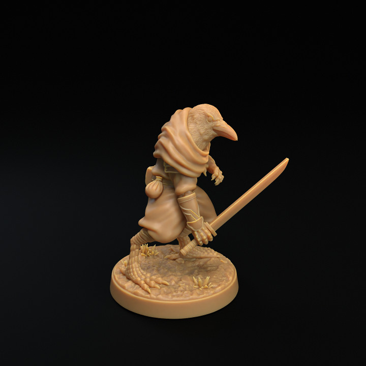 3D Printable Ravenfolk | PRESUPPORTED | Revenge of the Farmomancer by ...
