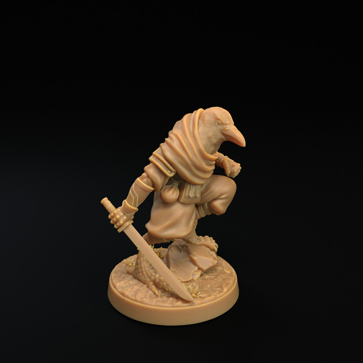 3D Printable Ravenfolk | PRESUPPORTED | Revenge of the Farmomancer by ...