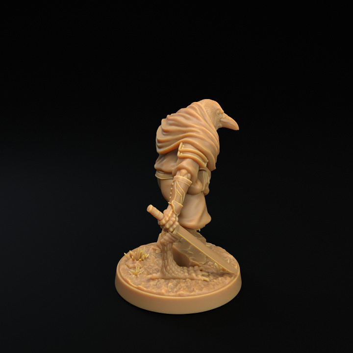 3D Printable Ravenfolk | PRESUPPORTED | Revenge of the Farmomancer by ...